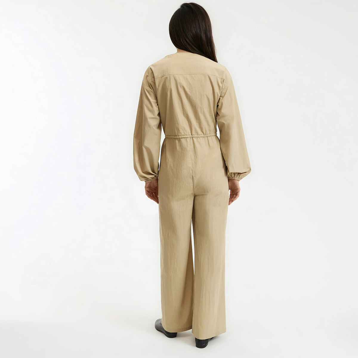 Ολόσωμη φόρμα με φαρδύ παντελόνι και μακριά μανίκια - 3310178 | La Redoute