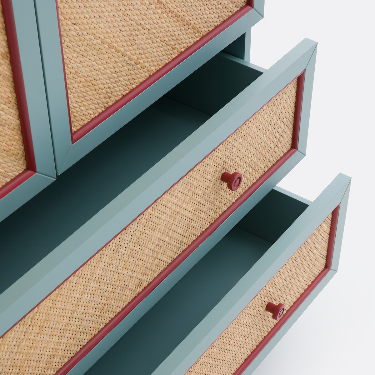 Ντουλάπα με 2 πόρτες από πλεκτό ρατάν, SIDORE - 3308593 | La Redoute