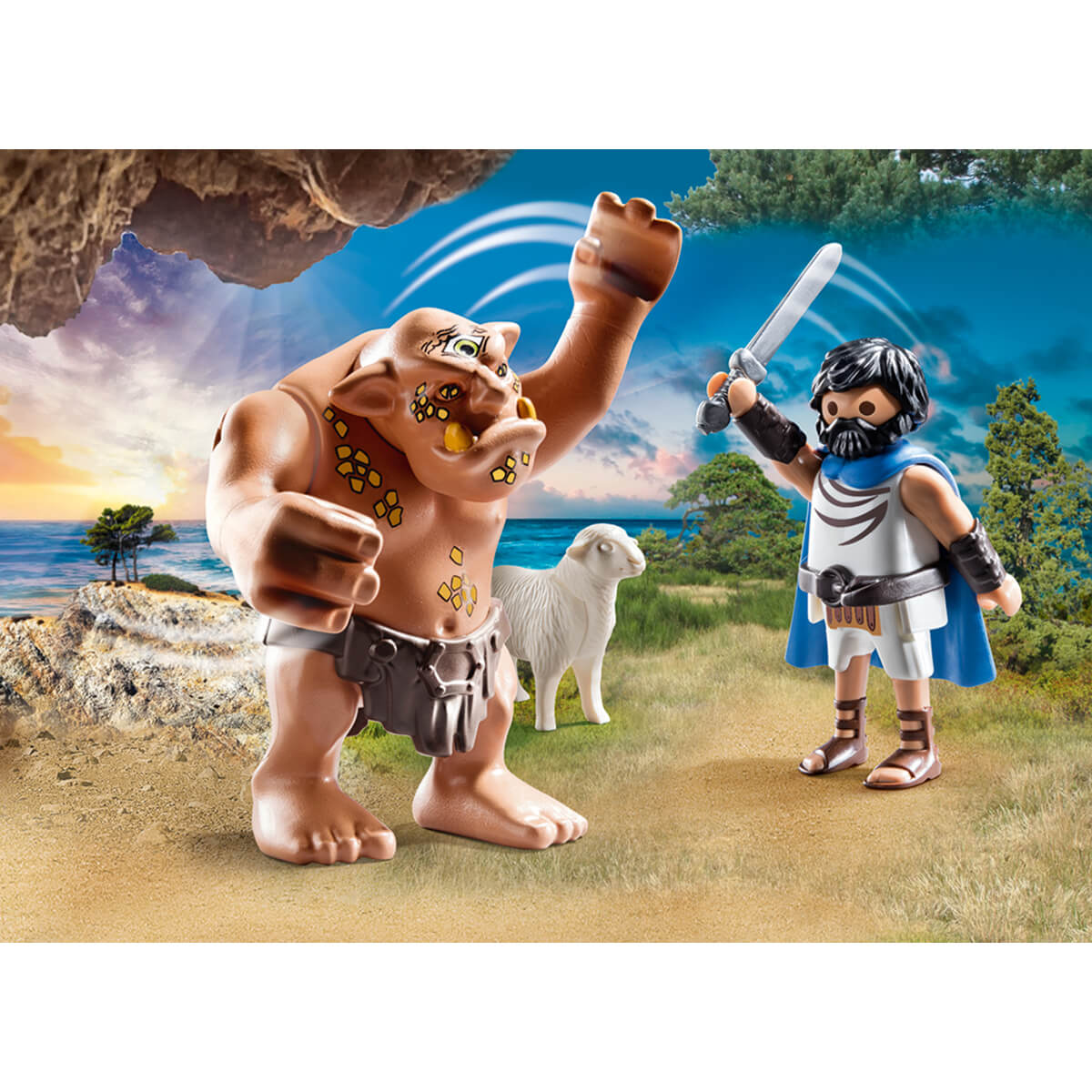 PLAYMOBIL Ο ΟΔΥΣΣΕΑΣ ΚΑΙ Ο ΚΥΚΛΩΠΑΣ ΠΟΛΥΦΗΜΟΣ 70470 | Snif.gr